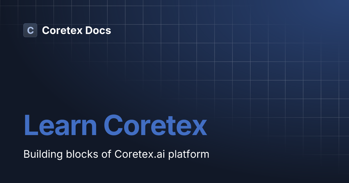 Learn Coretex | Coretex Docs